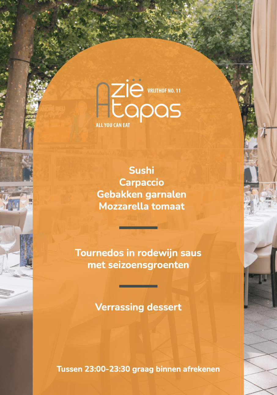 André Rieu - Restaurant Azië Tapas